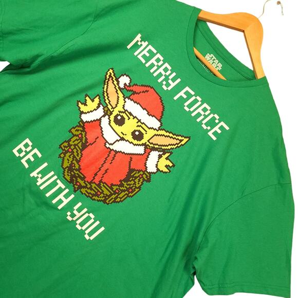 MAD Engine | Shirts | Star Wars Mad Engine Baby Yoda Merry Force Be ...